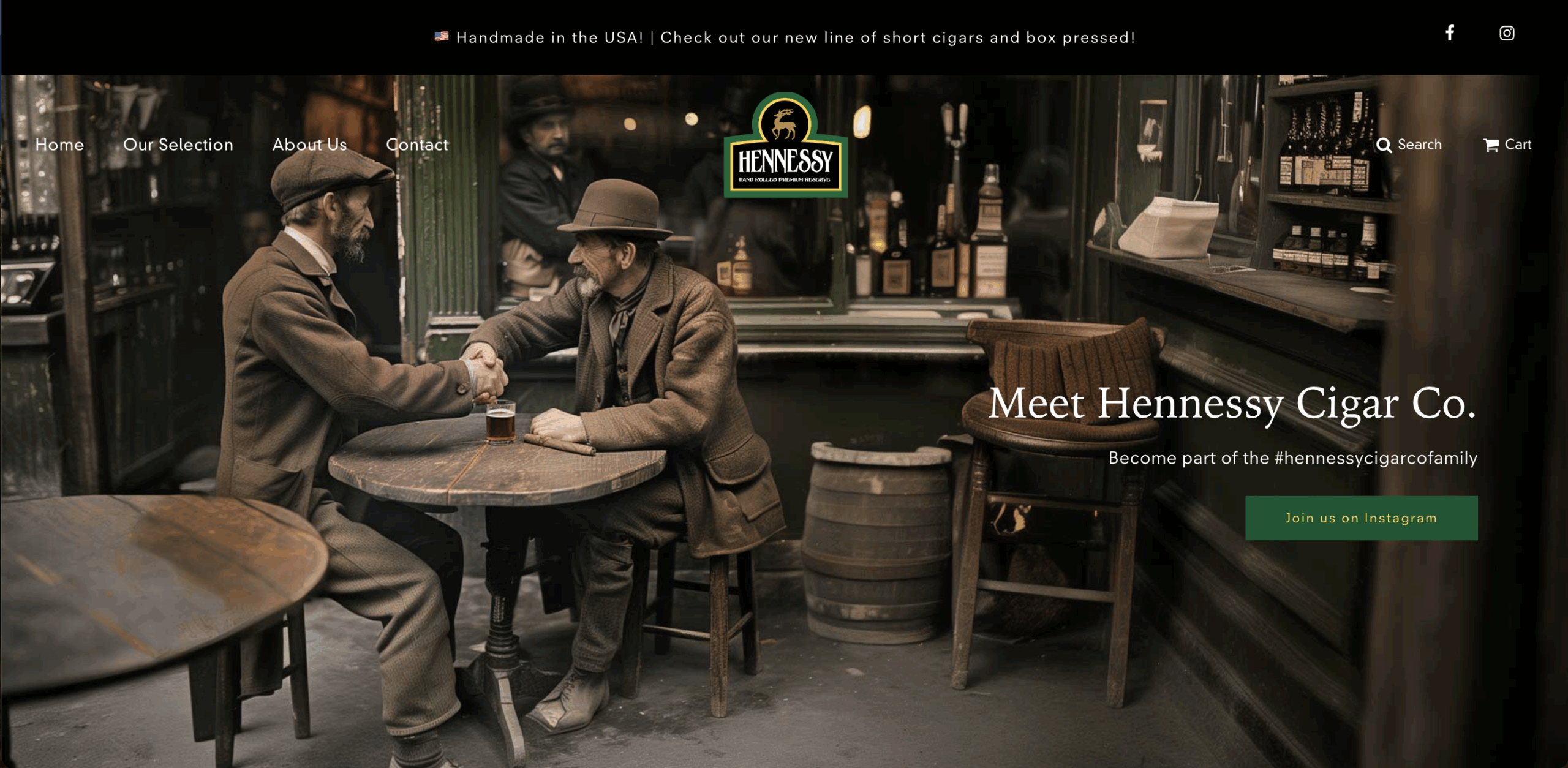 Hennessy Cigar Co. | Puresubculture | Design & Development by Keith Hubacek